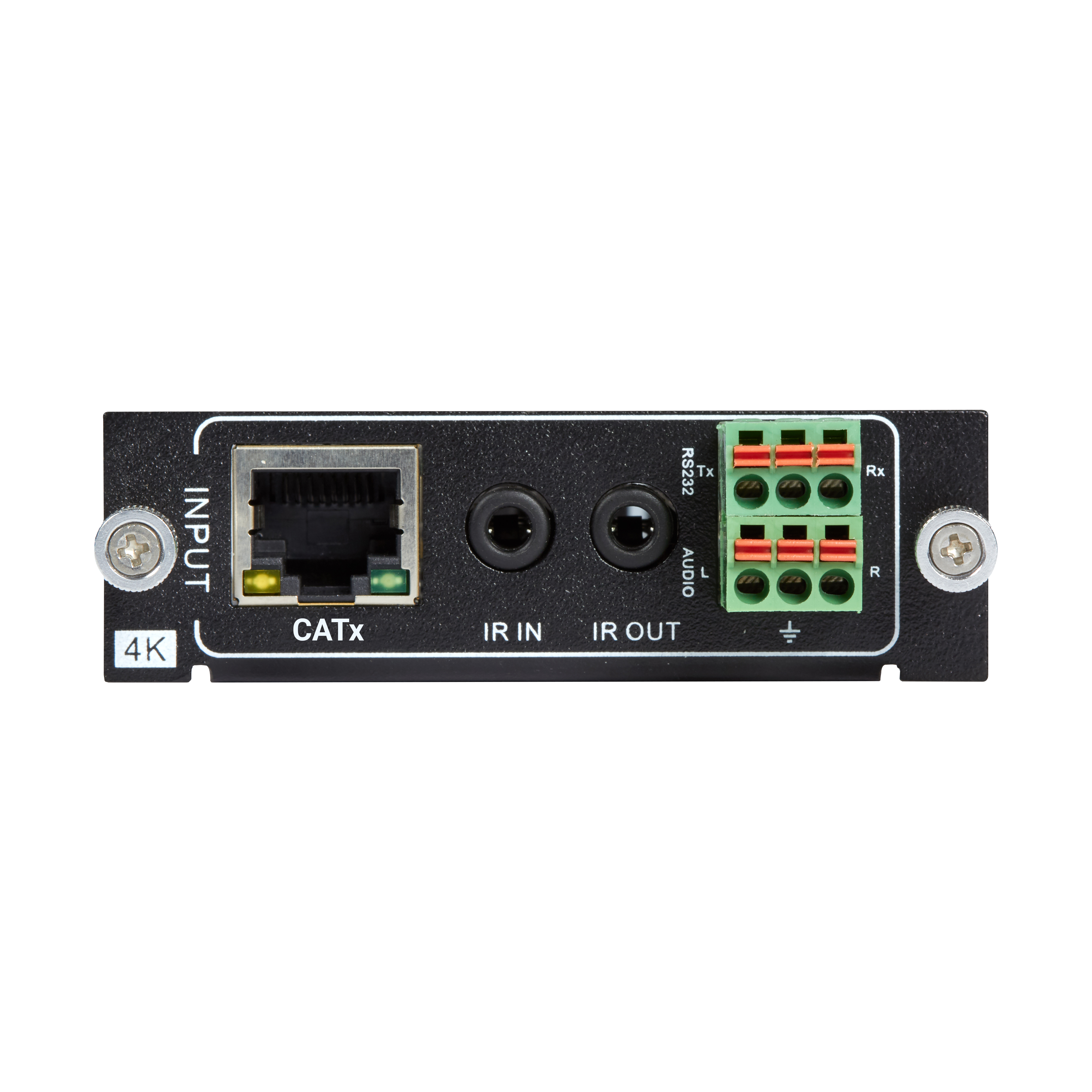 Modular Matrix Switcher Video Input Card CATx 4K Audio IR | Black Box