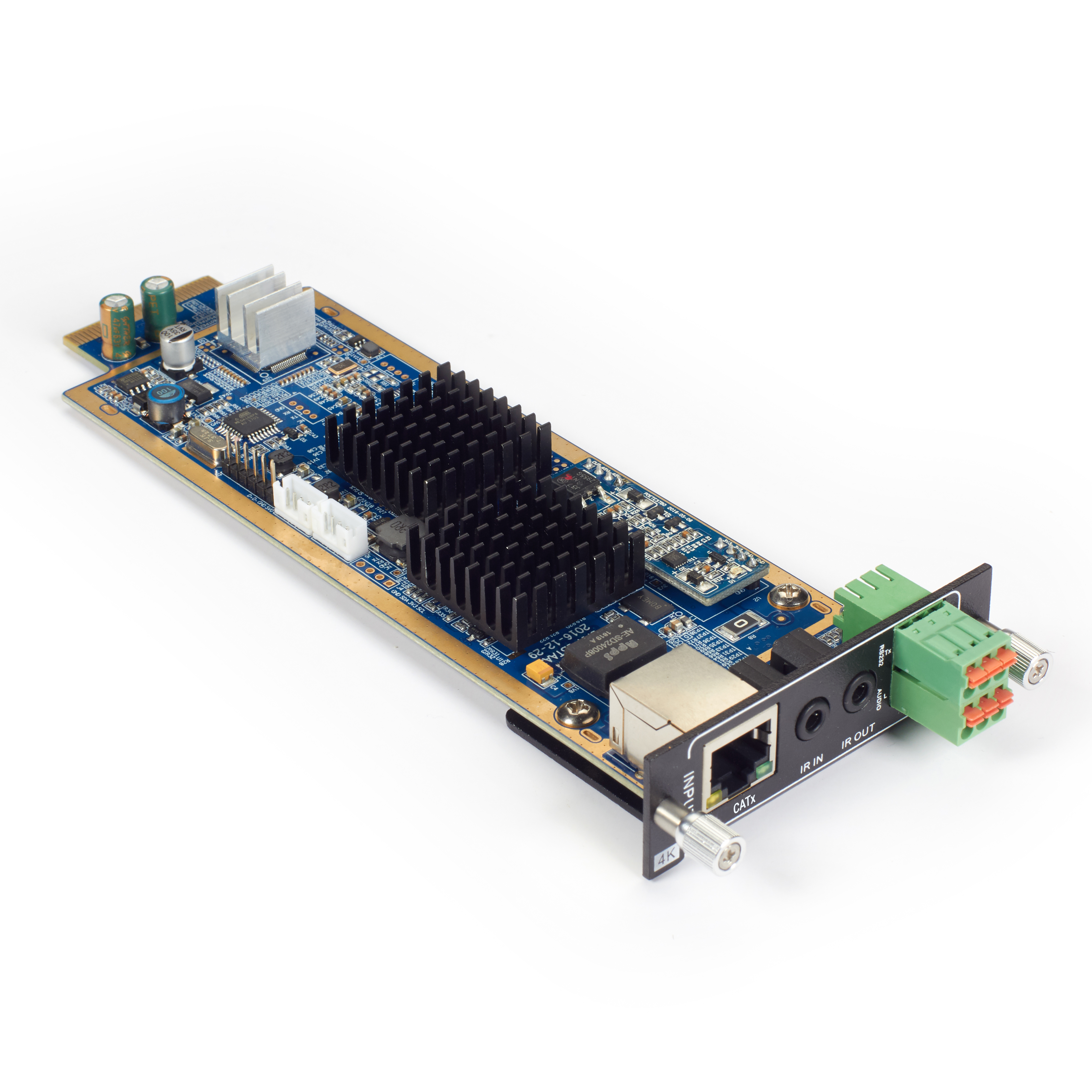 Modular Matrix Switcher Video Input Card CATx 4K Audio IR | Black Box