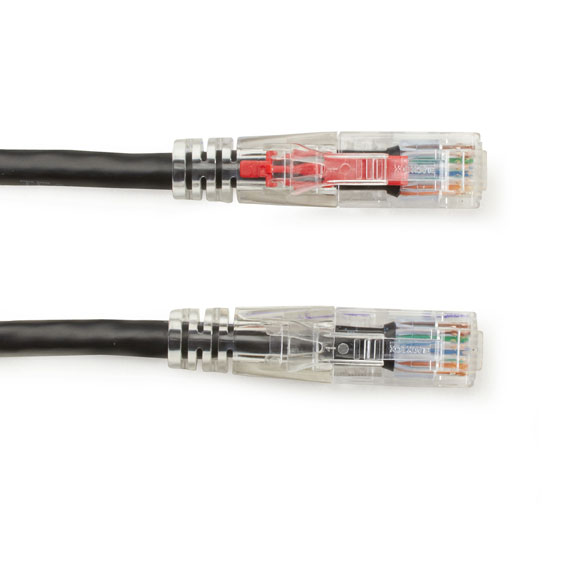 CAT6 550-MHz Locking Snagless Patch Cable UTP CM PVC RJ45 M/M | Black Box