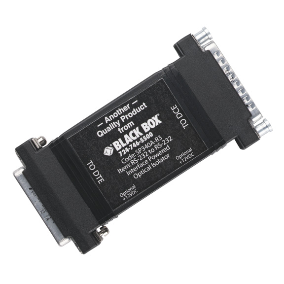 Opto Isolator - RS232, DB25 Male to DB25 Female, 115.2-Kbps | Black Box