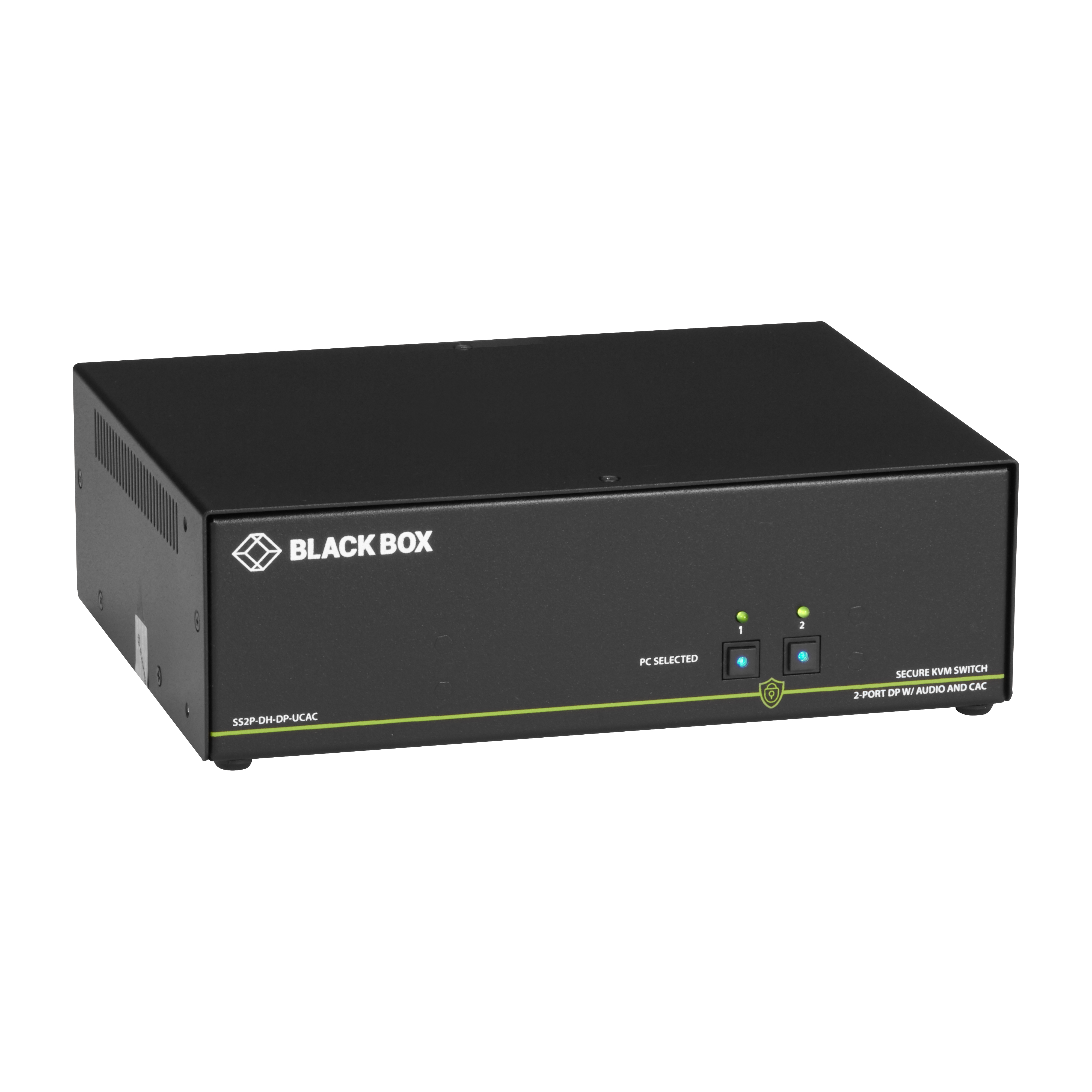 KVM Switch NIAP 3.0, Dual-Monitor, DP 4K30, USB, Audio, CAC | Black Box