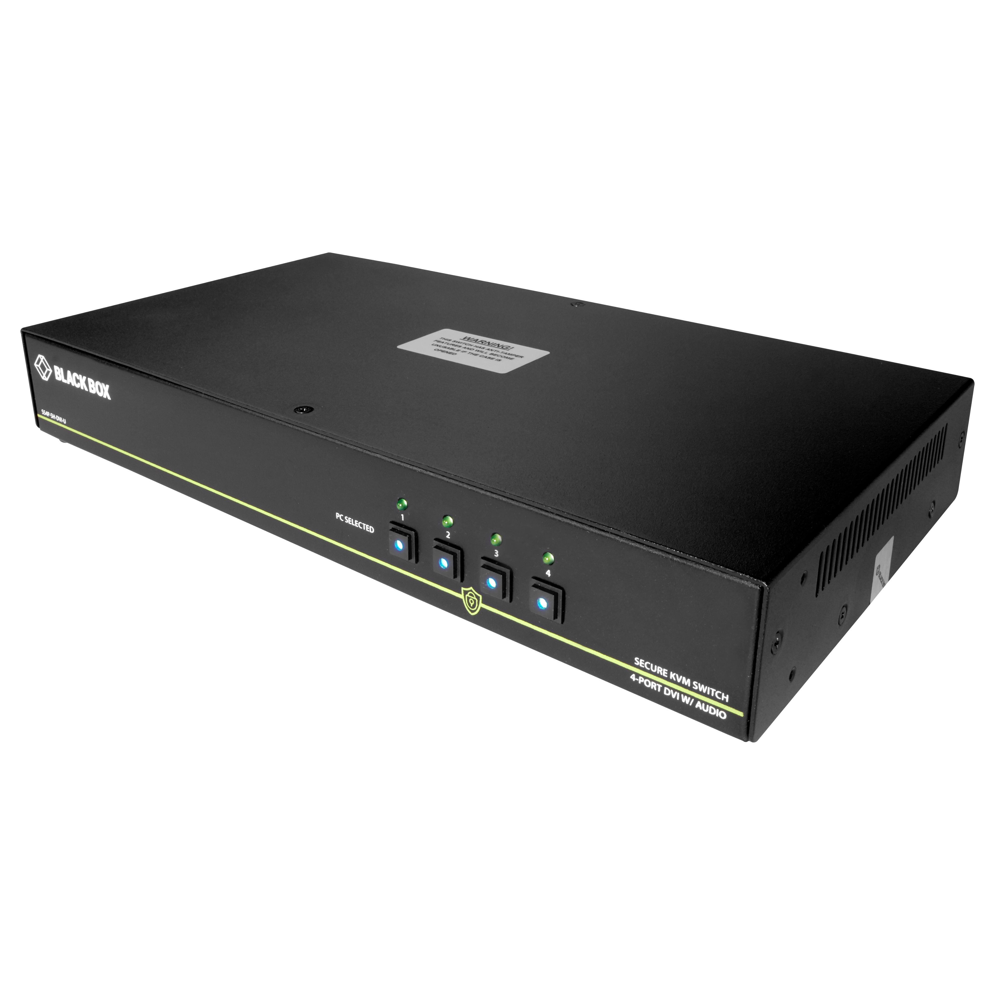 KVM Switch NIAP 3.0 Single-Monitor, DVI-I, PS2, USB, Audio | Black Box